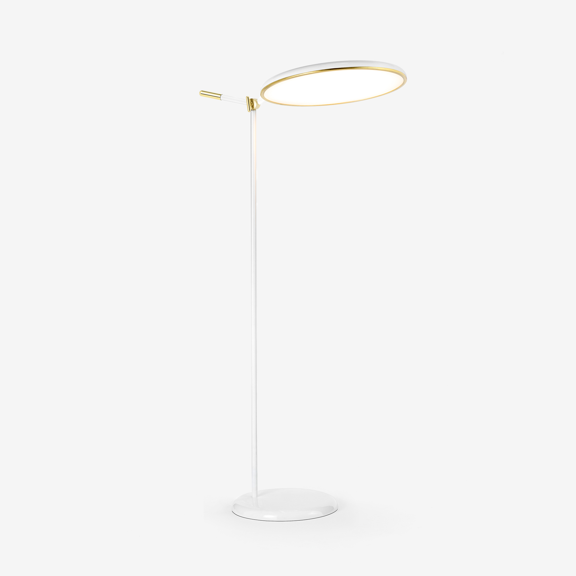 Sé Collections: Full Moon Floor Lamp White