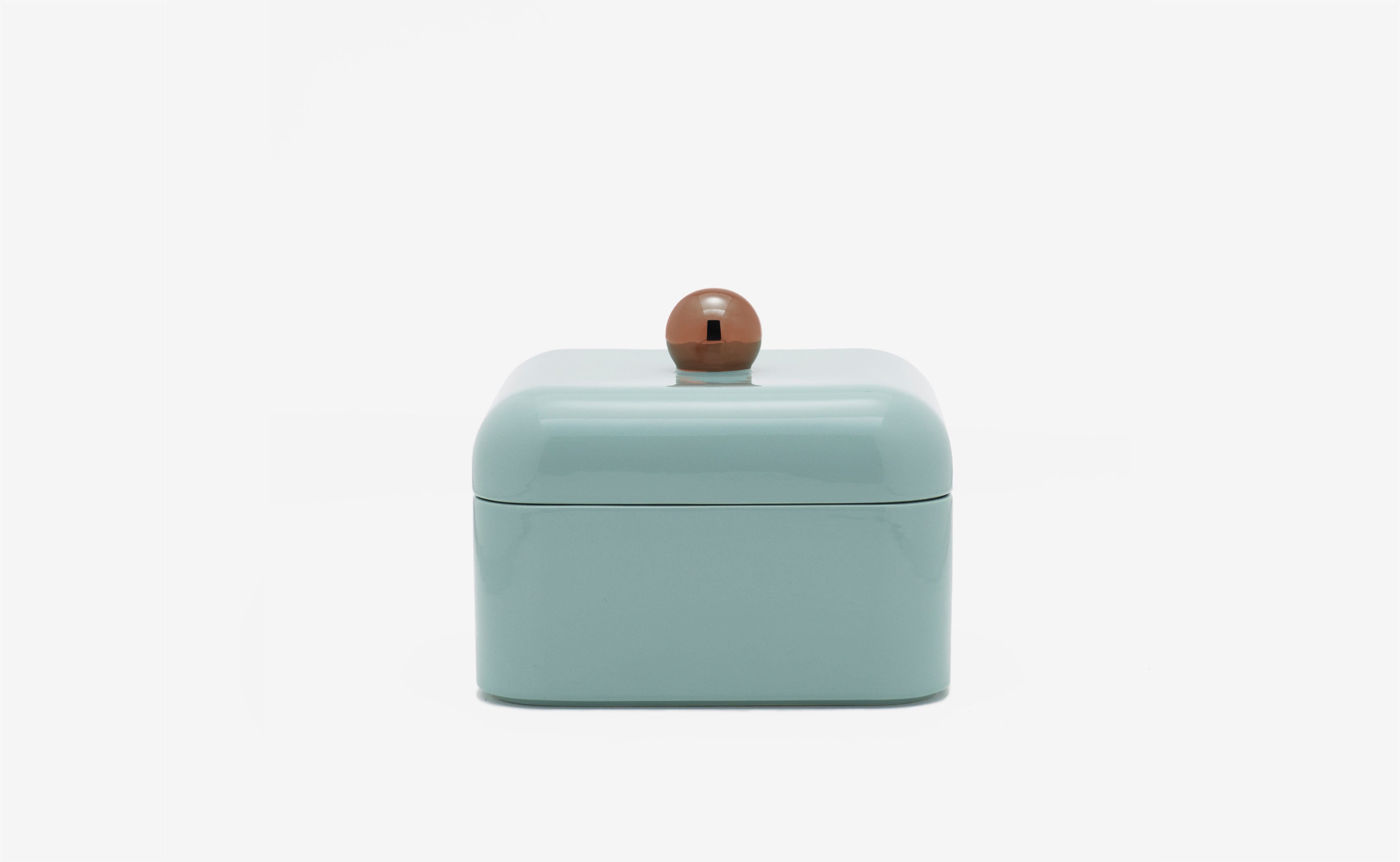 Sé Collections: Whisper Box Glossy Vintage Green & Copper