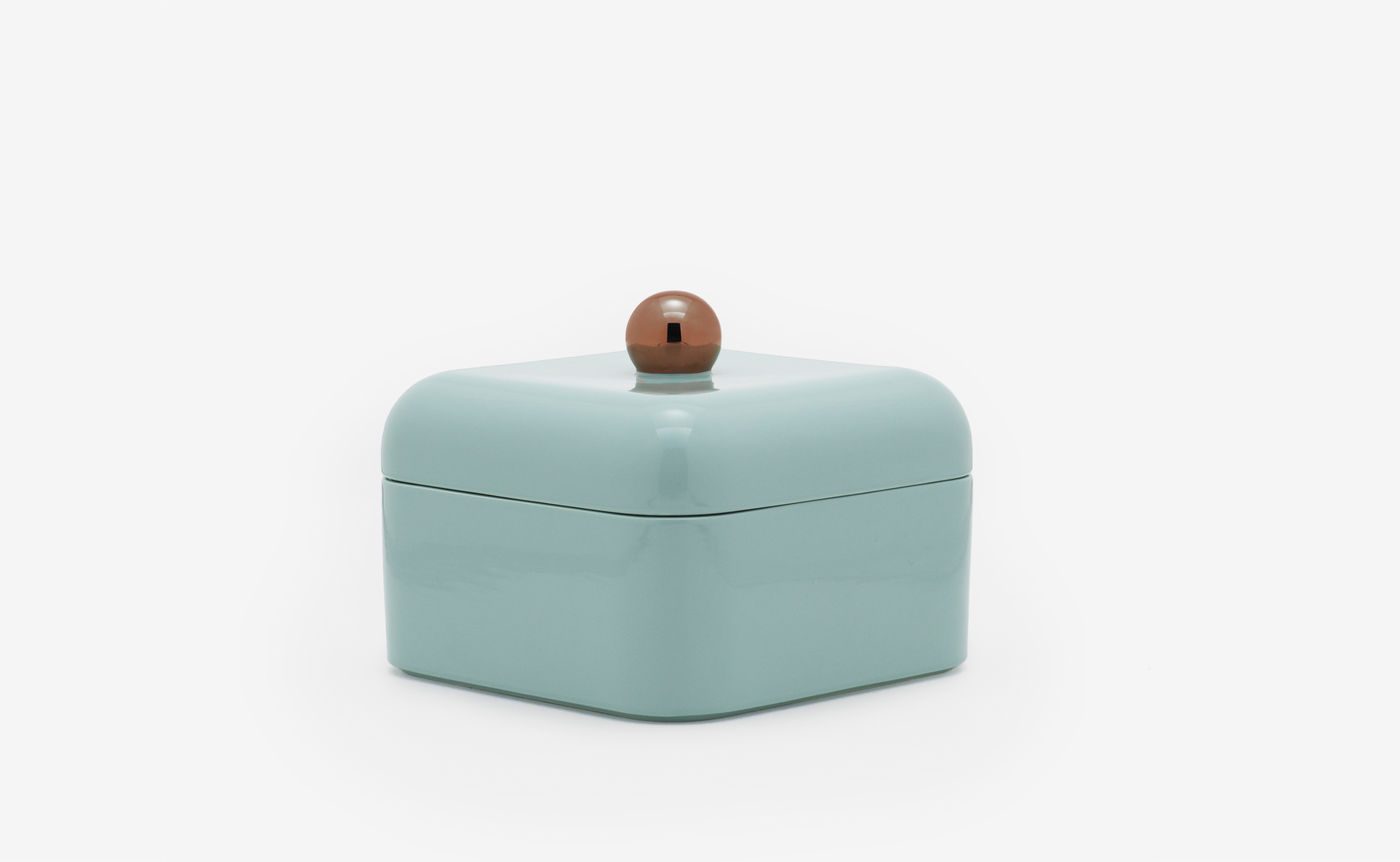 Sé Collections: Whisper Box Glossy Vintage Green & Copper